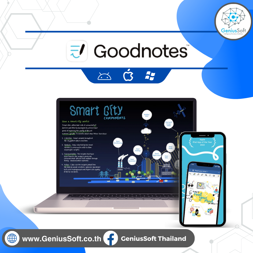 Goodnotes แอปกระดาษดิจิทัลสำหรับการจดโน้ตยอดนิยม - Geniussoft